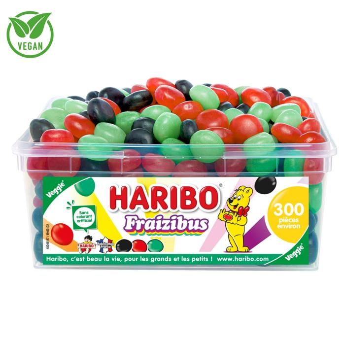 Fraizibus Haribo (Boîte de 300 pièces) - Cdiscount Au quotidien