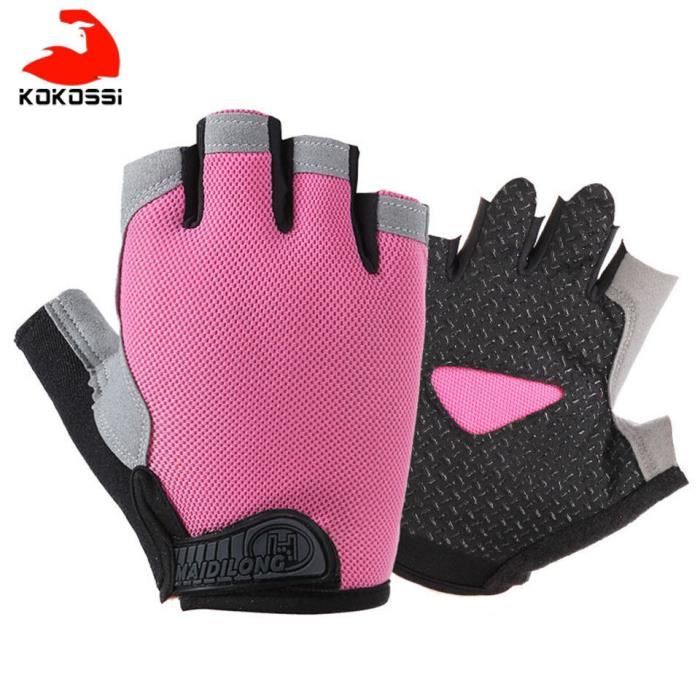 Accessoires Fitness - Musculation,KoKossi-Gants de levage demi-doigt ...