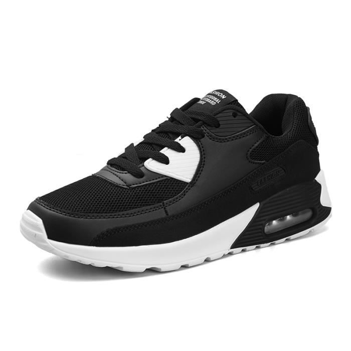 Baskets Homme Fashion Chaussures Sport Sneakers Noir - Cdiscount Chaussures