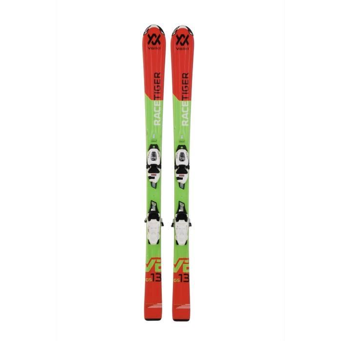 Ski junior Volkl racetiger V2 GS + fixations - Cdiscount Sport