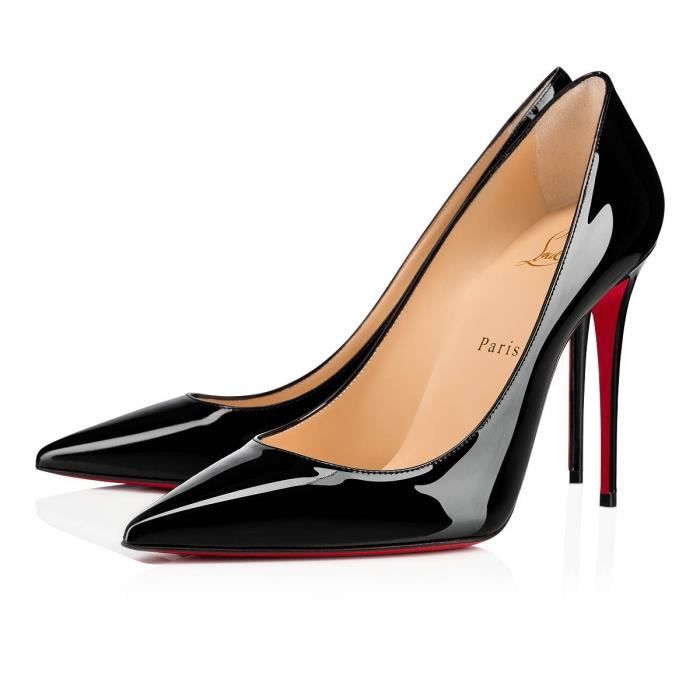 CHRISTIANS-LOUBOUTINS Kate 100 Red Sole Runner Femme noire CUIR CL ...
