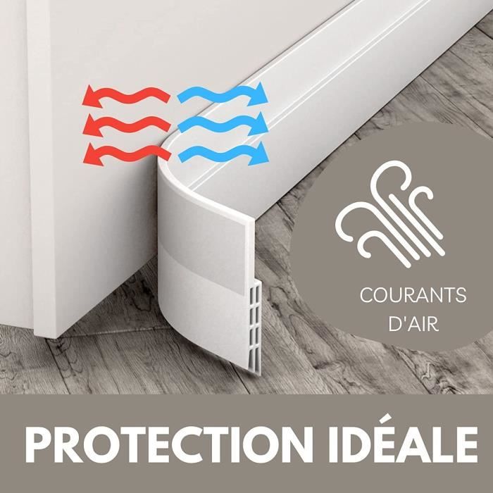 Lot de 2 Bas de porte anti-courant d'air & étanchéité porte - NOUVEAU ...