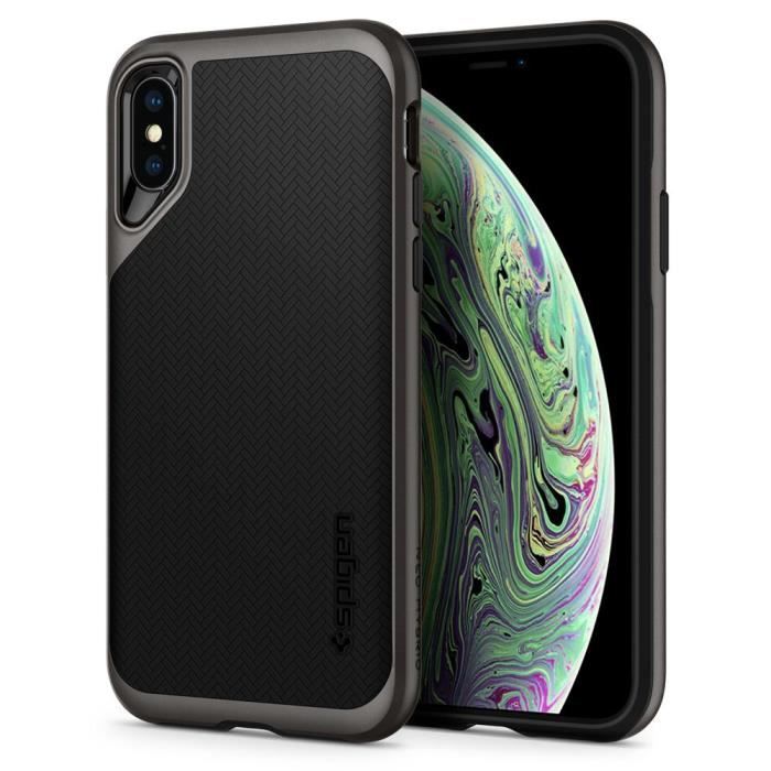 Spigen® Coque iPhone XS / iPhone X, Spigen® [Neo Hybrid] Coque Double ...