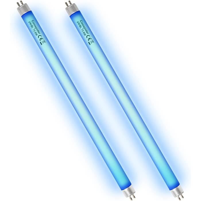 2 x 8W Ampoule de Rechange pour Lampe Anti Moustique BL T5 UV Neon ...