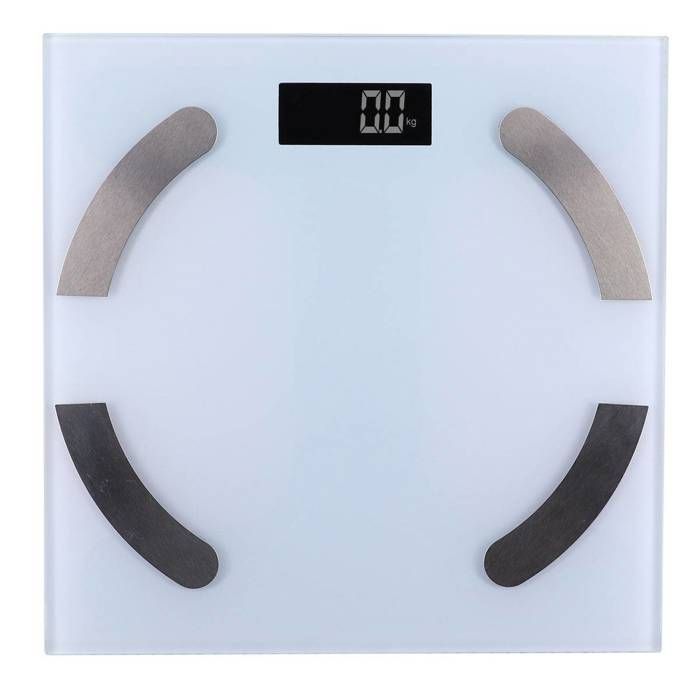 Pese Personne Connecte Avec Suivi Poids Et Imc - Blanc/chrome ...
