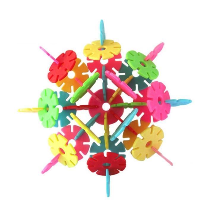 120pcs Snowflake Creative Building Blocks enfants Jouets - Cdiscount ...