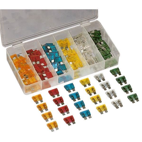 Assortiment De Fusibles 120 Pcs Fusibles Plats Pour Voitures