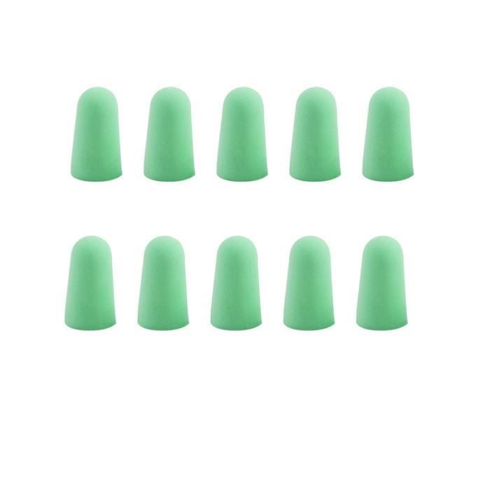 BOULES QUIES,5 Pair-Green--Bouchons'oreilles confortables en mousse, 5 ...