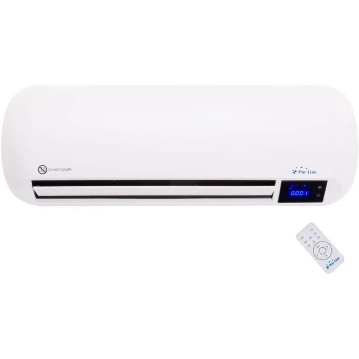PURLINE HOTI M70 Chauffage mural en céramique 1000W - 2000W avec ...