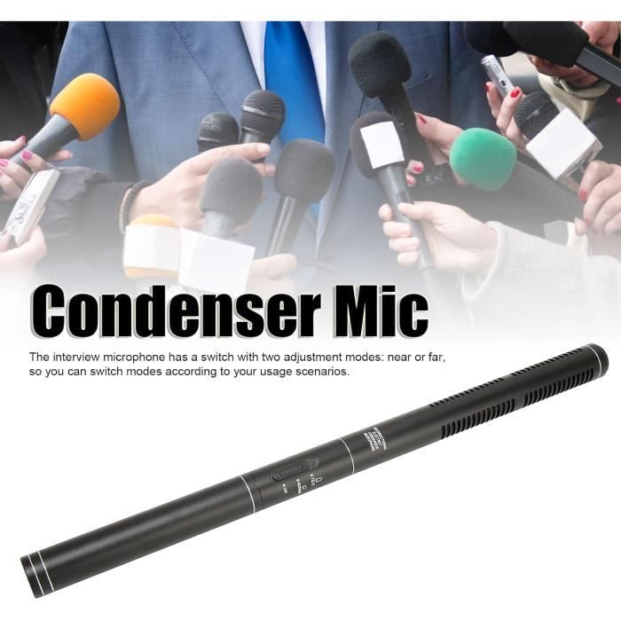 Microphone À Condensateur, Micro À Condensateur Portable À Directivité ...