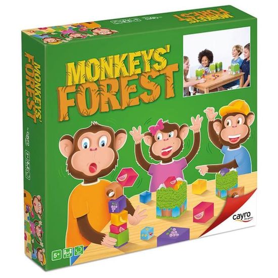 Jeu de société - CAYRO - Monkeys' Forest - 36 pièces - À partir de 5 ans - Mixte - Cdiscount ...