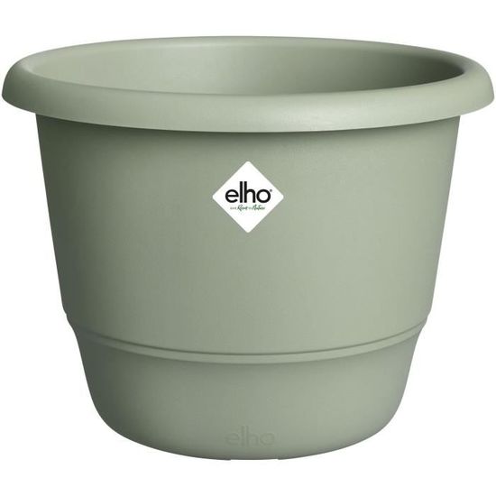 ELHO Pot de fleurs Amiga Rond 40 - Vert - Ø 39 x H 29 cm - Extérieur ...