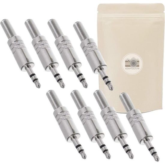 X8 Jack Prise Jack 3.5Mm Male À Souder Stéréo Fiche Male Minijack ...