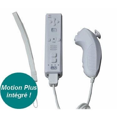 Télécommande Plus+Manette Nunchuk Blanc Wii-Wii U - Cdiscount Informatique