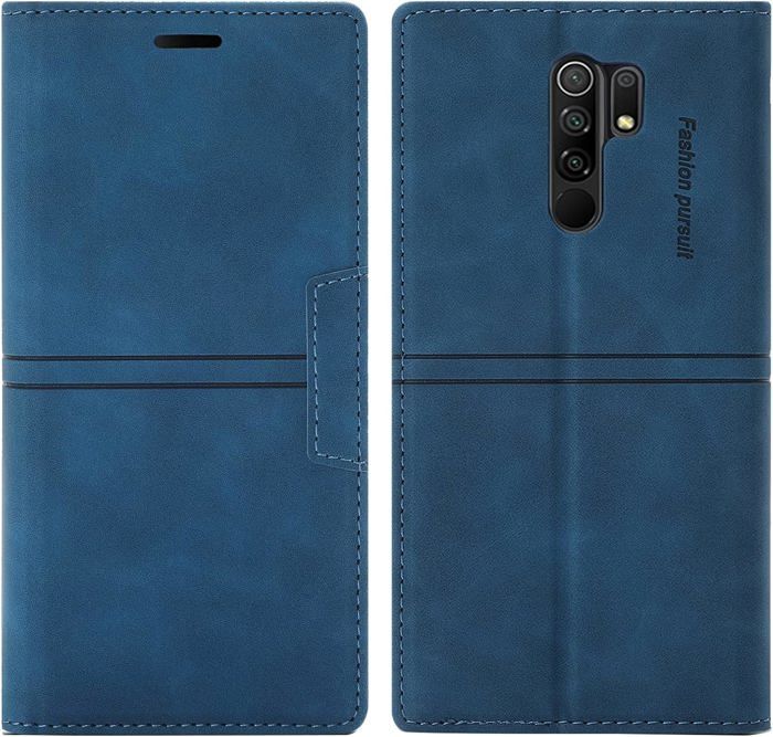 Coque Xiaomi Redmi 9, Étui Portefeuille [Magnétique] TPU Antichoc en ...