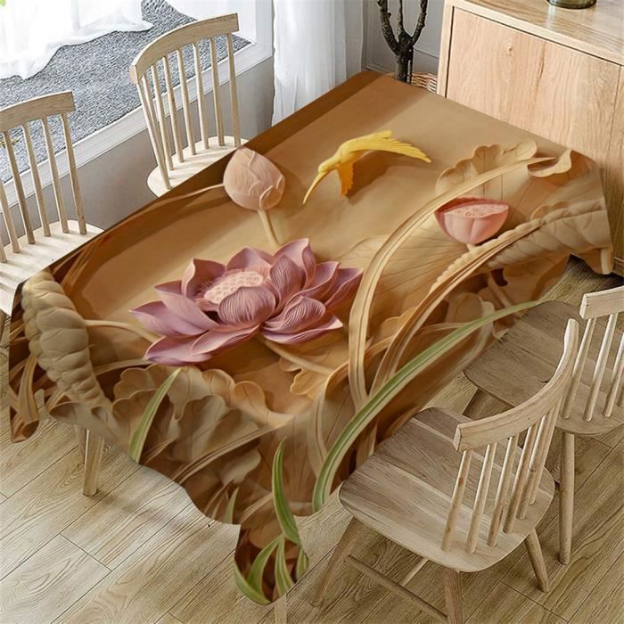 Primeval 3D Flower Table Cloth Rectangulaire Thé Table Couverture Salle ...
