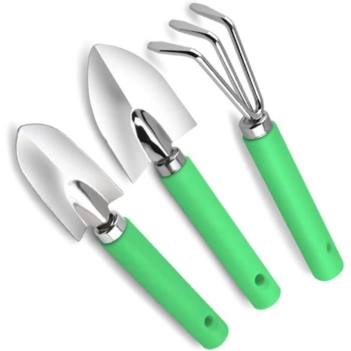 Mini outils de jardin pelle râteau bêche3pcs mini pelle de jardin ...