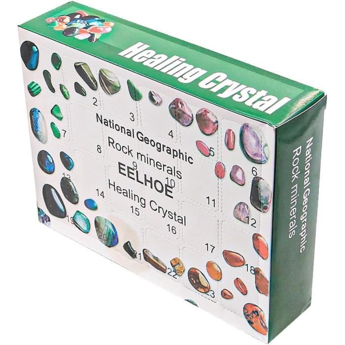 Calendrier De L'Avent Crystal Rocks 24 Jours Cristal Naturel Agate ...