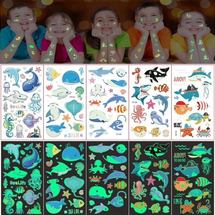 Tatouage Enfant, Tatouage Ephemere Enfant, Kit Tatouage Enfant Qui ...