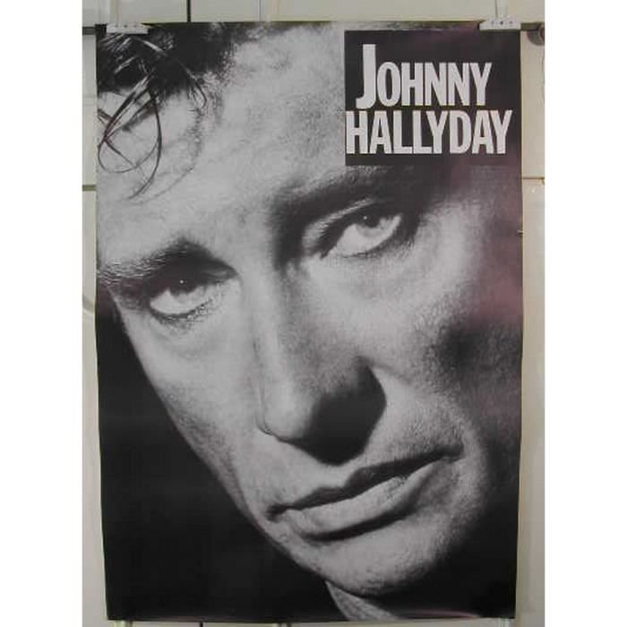 Hallyday Johnny - 60x86 cm - AFFICHE - POSTER - Envoi Roulé - Cdiscount ...
