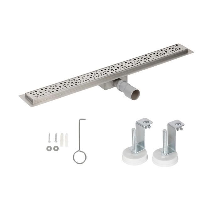 Bc-elec - HFD06-80 Caniveau de douche 80cm en inox type gouttes ...