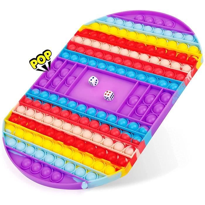Aleksy pop on it sensory toys, big rainbow pop bubble chess jeux de ...