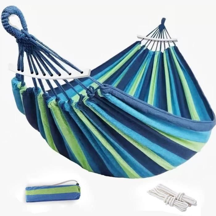 Hamac, hamac brésilien, bleu hamac extérieur, hamac en toile ultra ...
