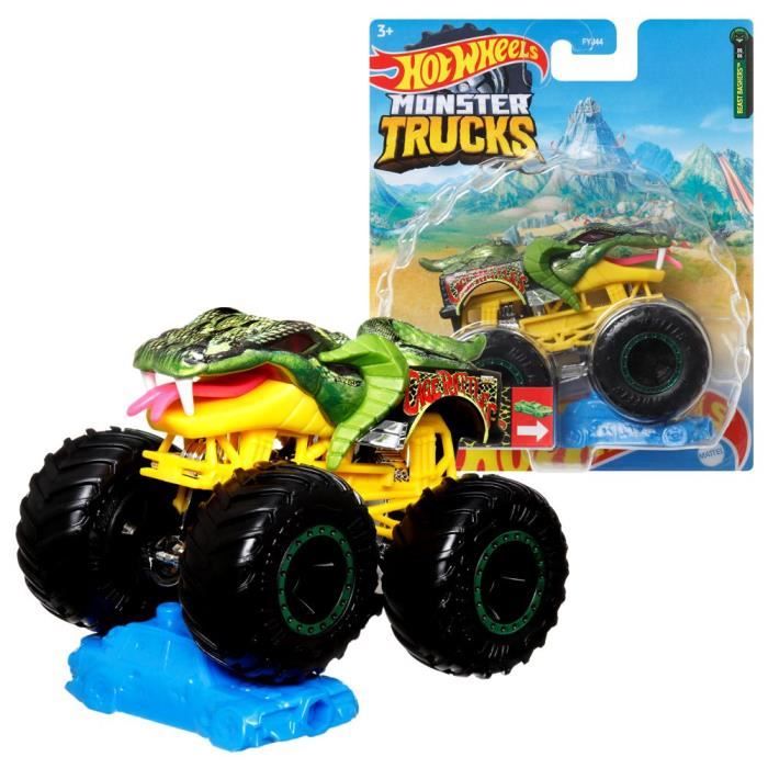 Monster Trucks | Hot Wheels | Die-Cast 1:64 | Voitures Mattel [Cage ...