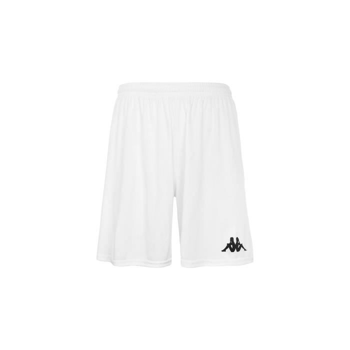 Short de sport pour garçon - Kappa - Borgo - Blanc - Multisport ...
