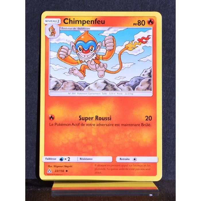 Carte Pokémon 22-156 Chimpenfeu SL5 - Soleil et Lune - Ultra Prisme ...