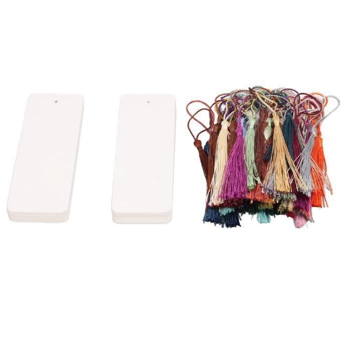 SALALIS signets en papier cartonné 80 ensembles de signets vierges de 5 ...