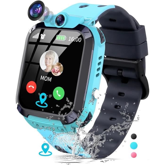 Montre Connectée Enfant Gps Tracker Enfant Téléphone Étanchéité Ip68 ...