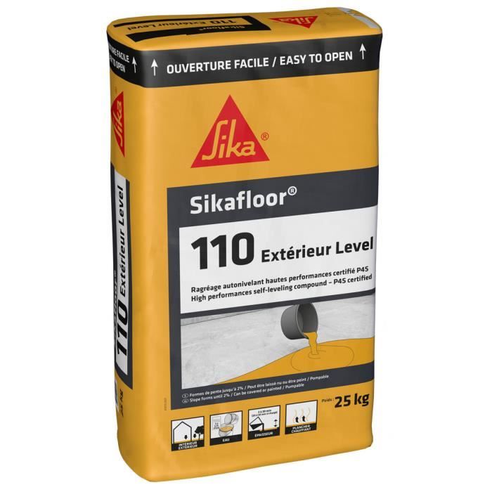 Mortier de ragréage de sol SIKA Sikafloor110 Extérieur Level 25 kg ...