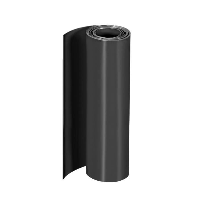 SOURCING MAP PVC Batterie Thermorétractable Gaine 170mm Largeur à plat ...