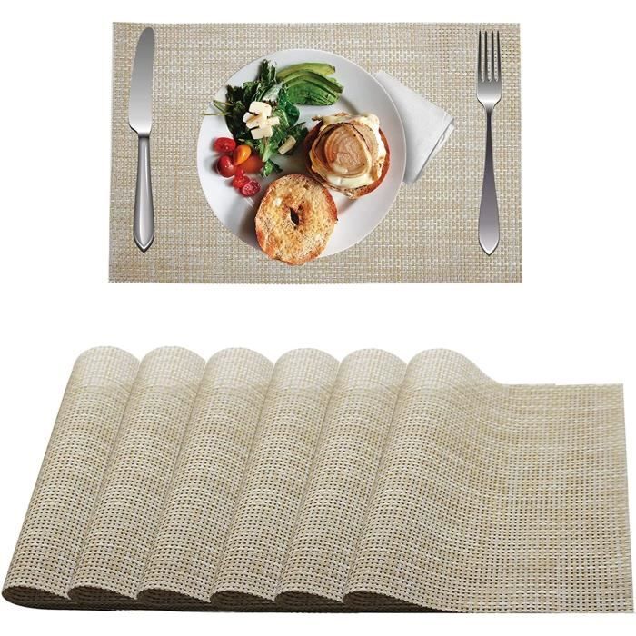 Matches21 Noble Sets De Table Lot De 6 Sets De Table Borda Place Tapis ...