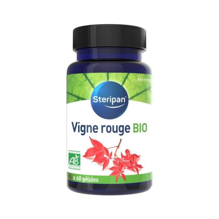 Complément Alimentaire Vigne Rouge BIO - Steripan - Phytothérapie - 60 ...