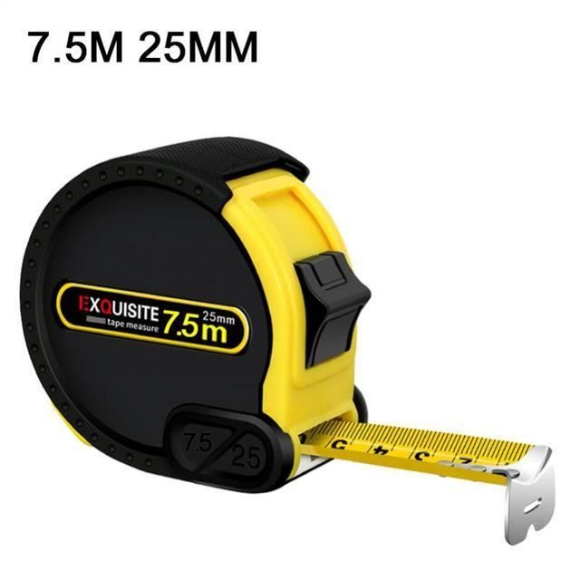 Mètre à ruban,7.5M 25MM--Ruban à mesurer en acier rétractable, 3M 5M 7.5M 10 mètres, épais ...