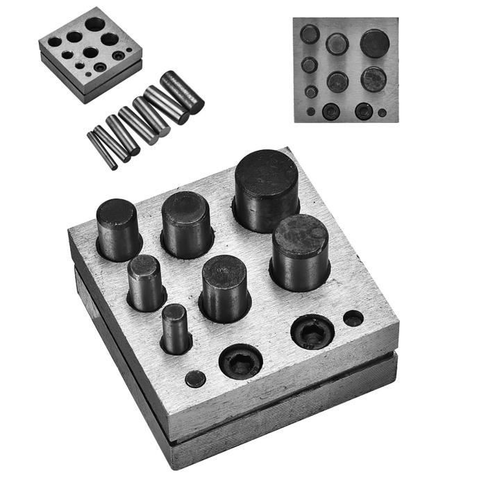 Zerone Poinçon Die DIY Punch Die Disc Set Irrégulier Cercle En Métal ...