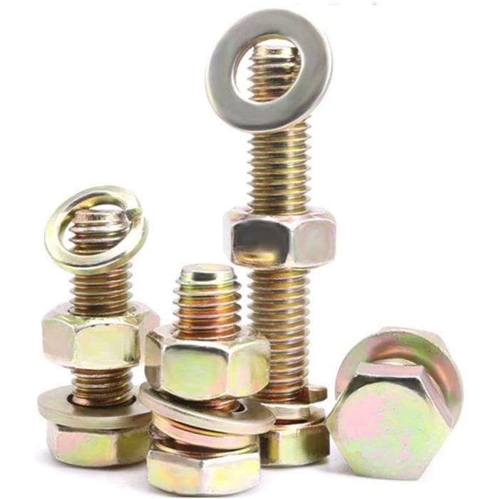 M4-M20 hexagone extérieur hexagone vis Tige Combinaison Boulon écrou ...