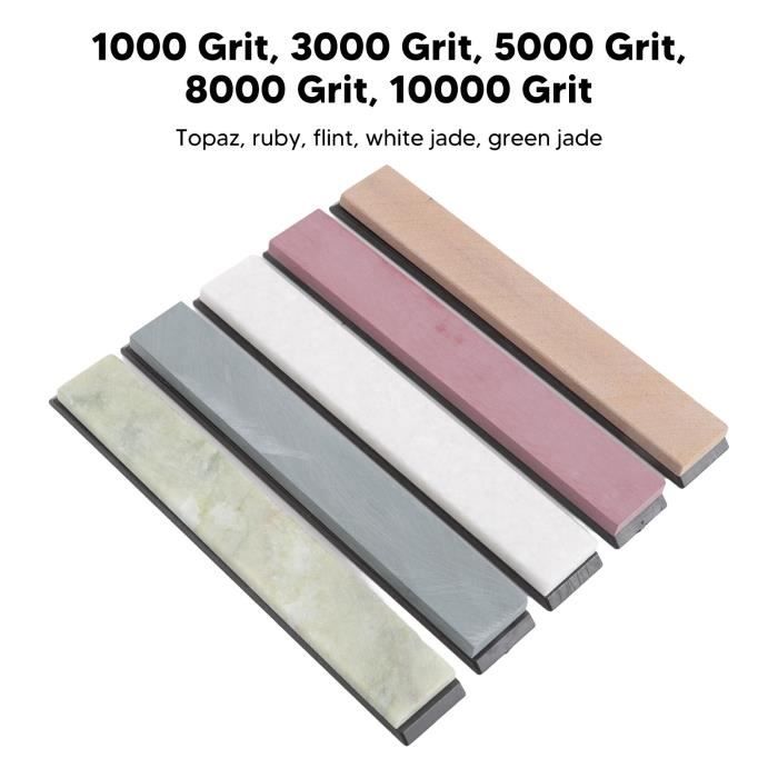 Ensemble De Pierres À Aiguiser Les Couteaux Kit De Pierre À Aiguiser Pour Couteaux, Pierre À ...