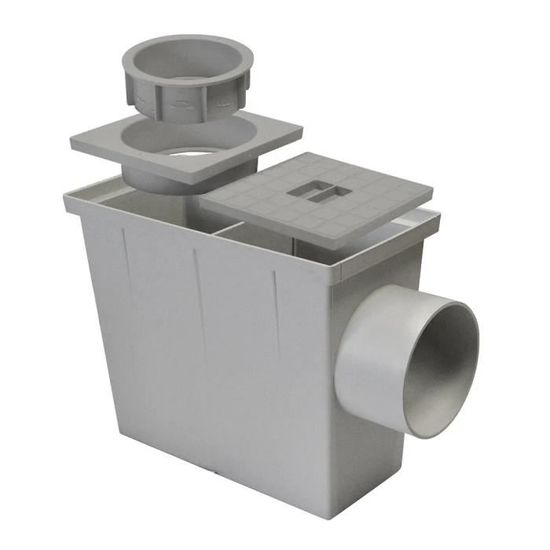 Regard de descente / Siphon pour eaux pluviales / Récupération eaux de ...