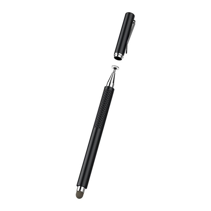 Stylet universel - SPIGEN - Noir - Pointe souple - Fermeture magnétique ...
