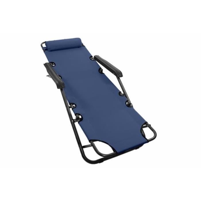 Transat pliable marine méridienne - Cdiscount Jardin