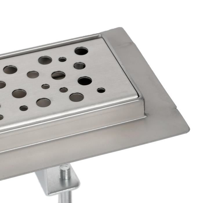 Bc-elec - HFD06-80 Caniveau de douche 80cm en inox type gouttes ...