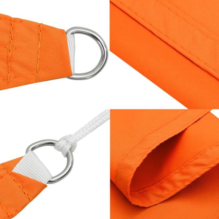 Voile de parasol en tissu Oxford - carré 2x2 m - vidaXL - acier ...