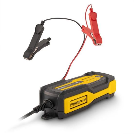 Chargeur intelligent - Powerplus - POWX4201 - 12V 60Ah - Étanche - Mode ...