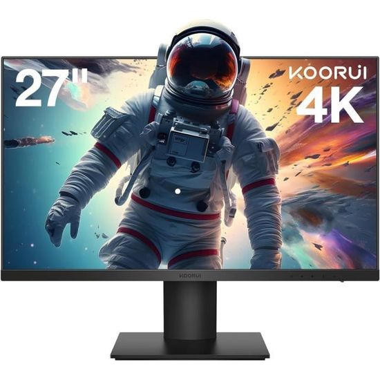 Écran Pc 27 Pouces, 4K Moniteur Uhd(3840 * 2160), Ips, 4Ms, 60Hz, 2X ...