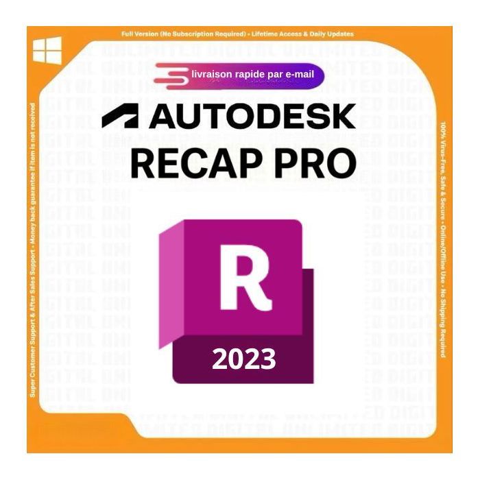 Autodesk Recap Pro 2023 (PC) (3 Appareil, 1 an) - Autodesk Clé ...
