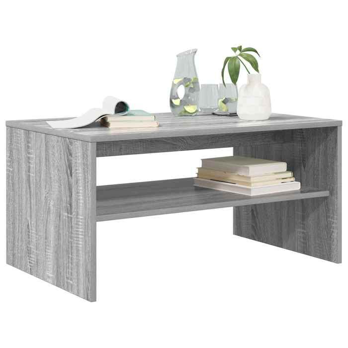 （Gris）1X Table basse, table de salon, table d'appoint Gris Sonoma ...