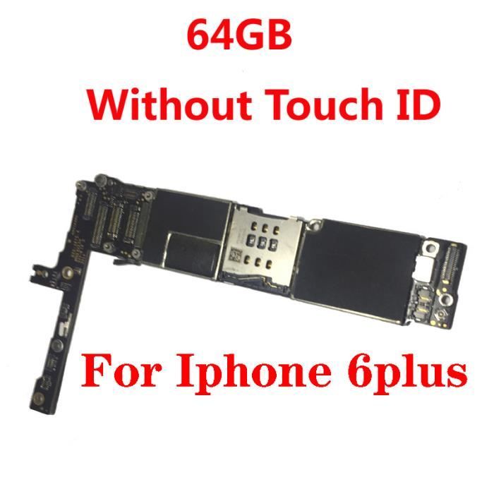 6P-64GB-No Touch ID-Carte mère d'invitation pour iPhone 6 S 6Plus avec système IOS, remplacement ...